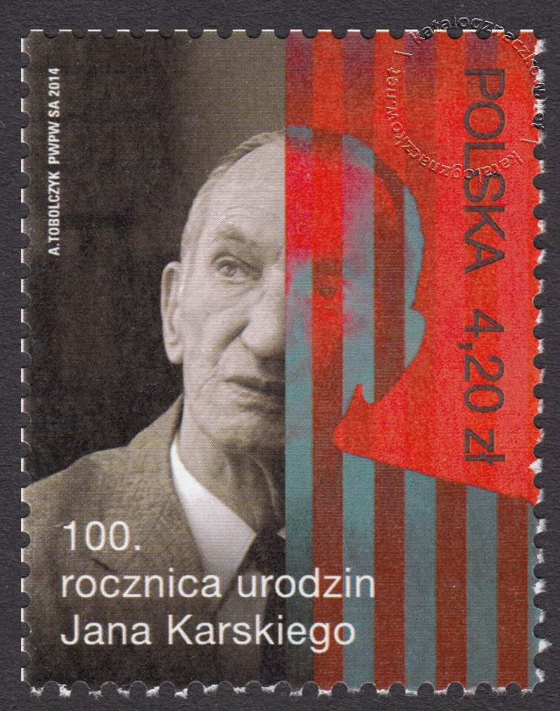 100 rocznica urodzin Jana Karskiego - 4524 - Katalog Polskich Znaczków ... 100 rocznica urodzin Jana Karskiego - 4524 - Katalog Polskich Znaczków ...